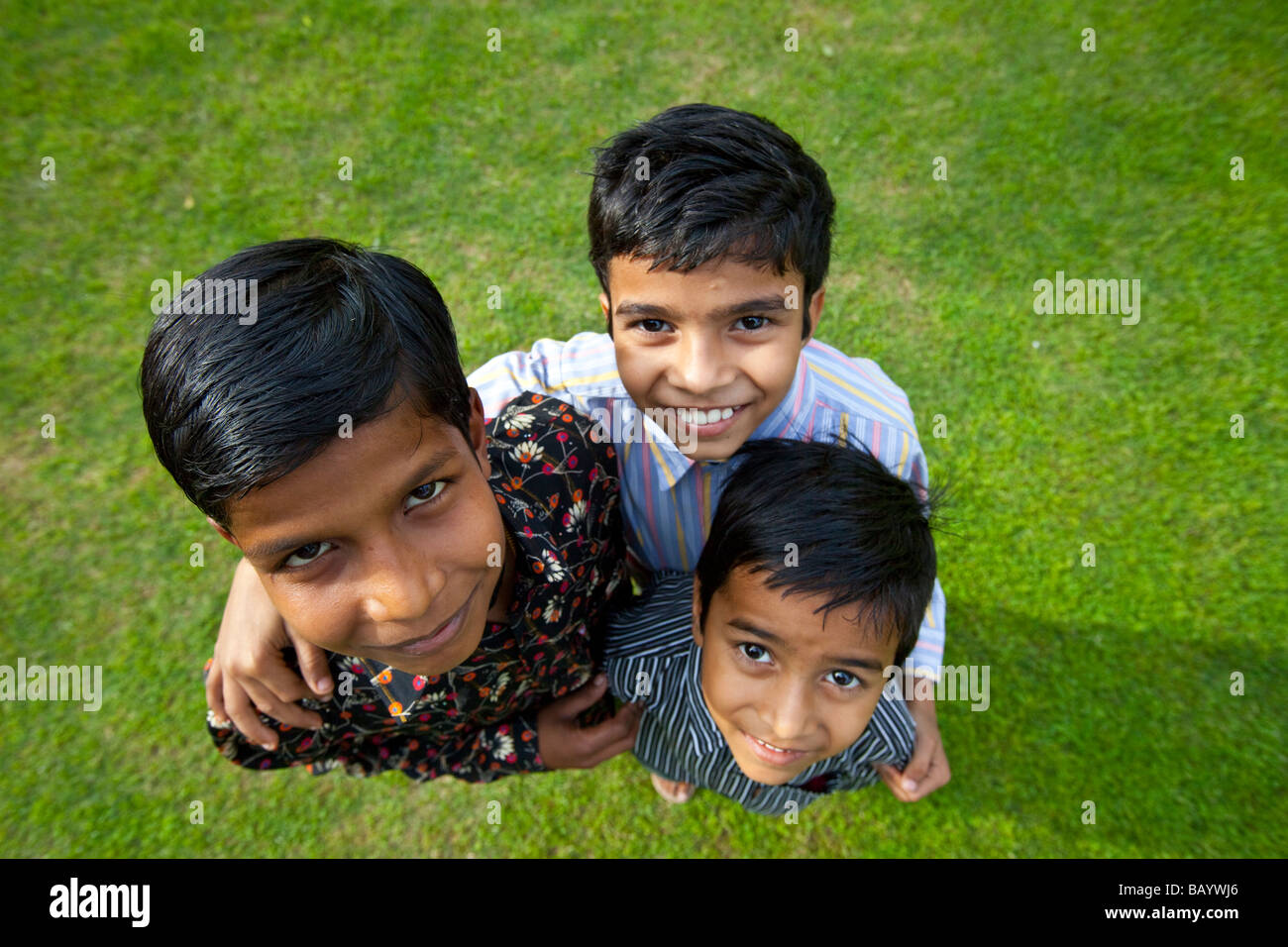 Indian Boys on the Lawn at Humayun Tomb in Delhi India Stock Photo - Alamy