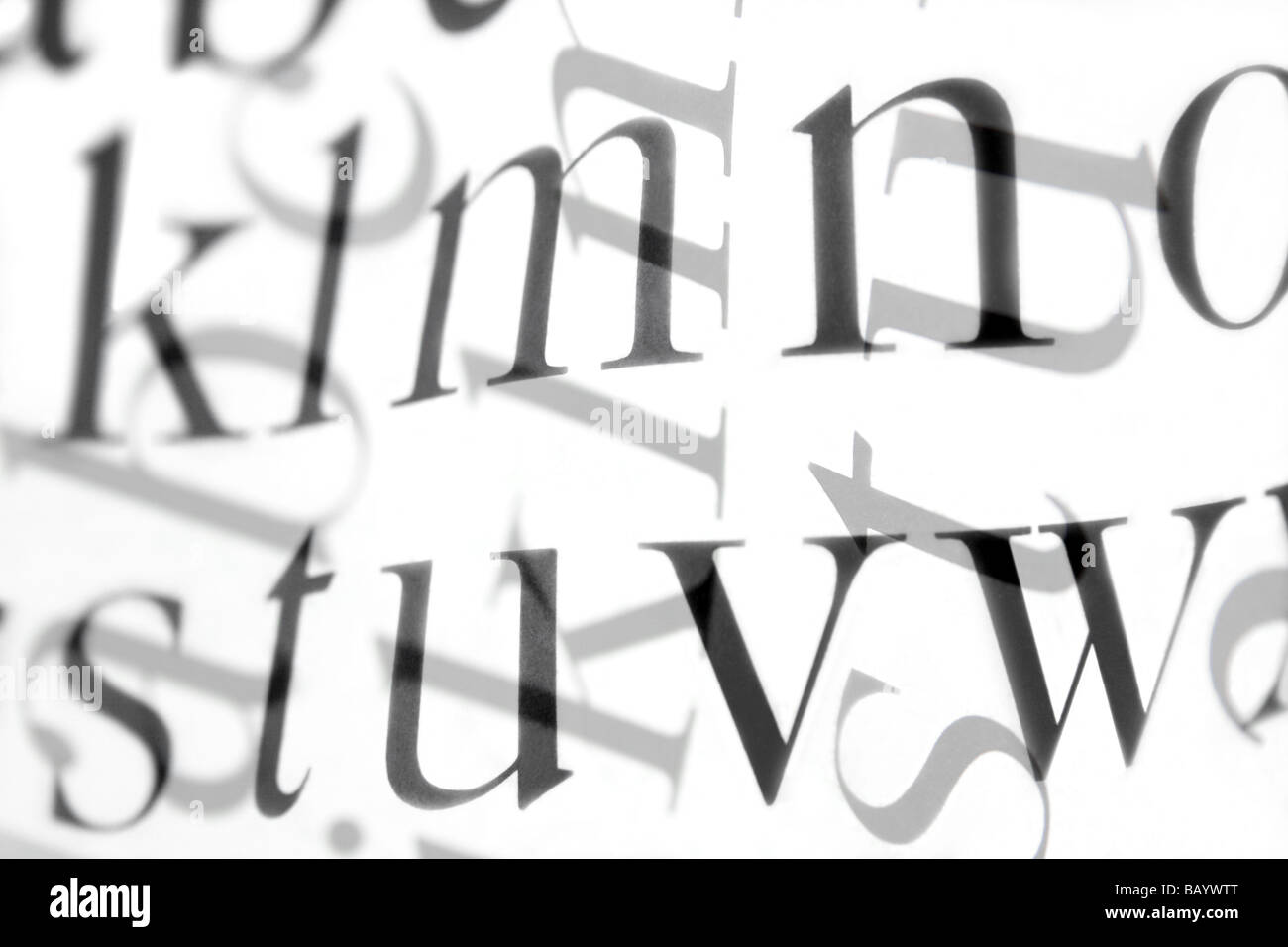 Lower Case Font High Resolution Stock Photography and Images - Alamy