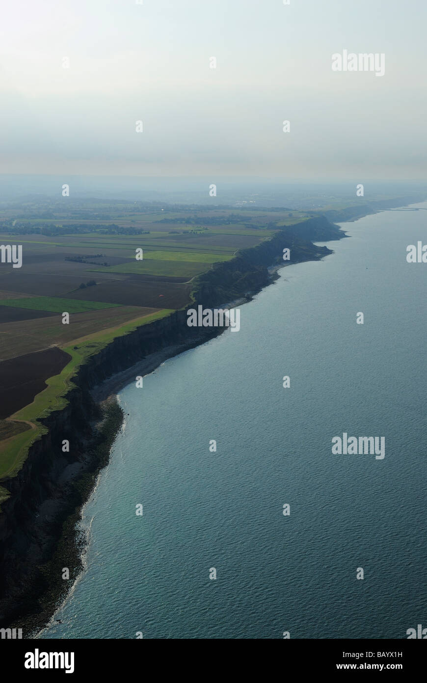 Aerial view of Normandy coast, France Stock Photo - Alamy