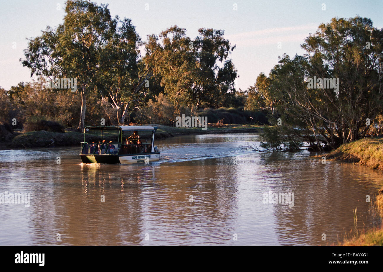 Scenic river cruise, Cooper Creek, South Australia Stock Photo - Alamy