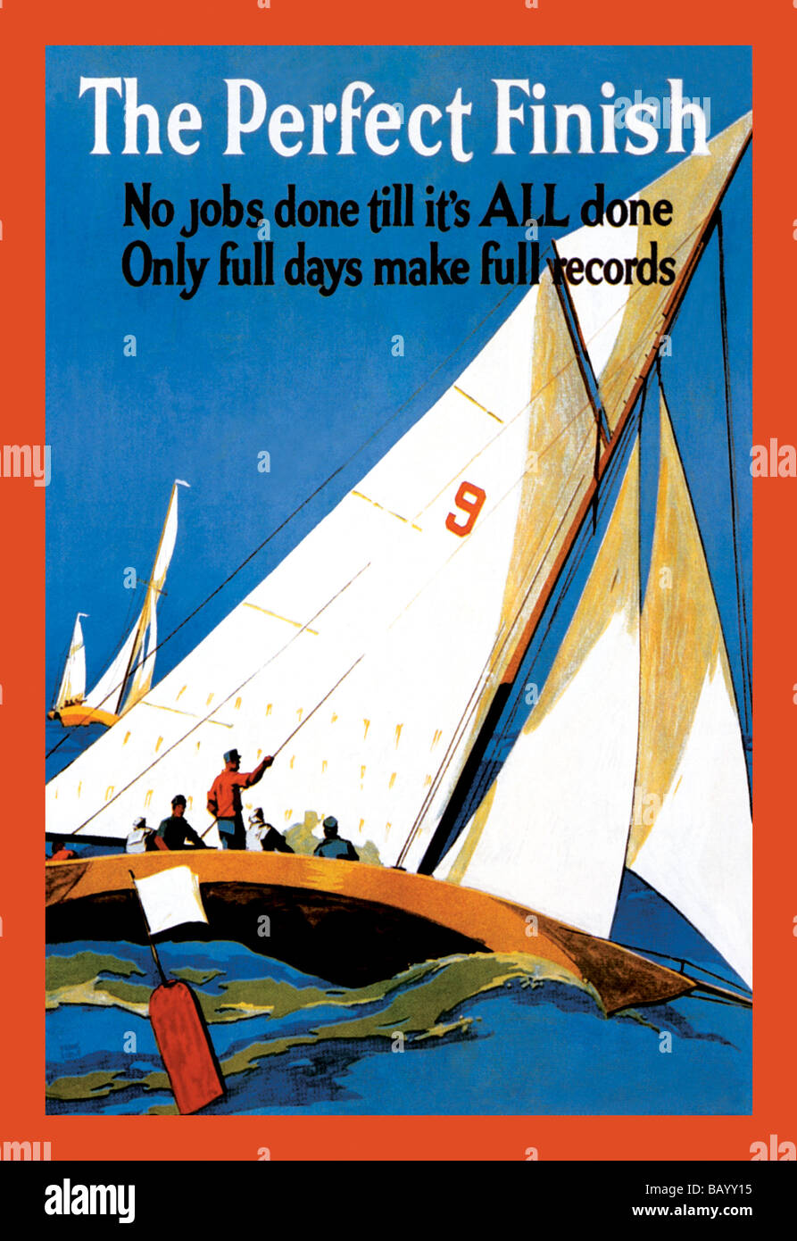 The Perfect Finish Stock Photo - Alamy