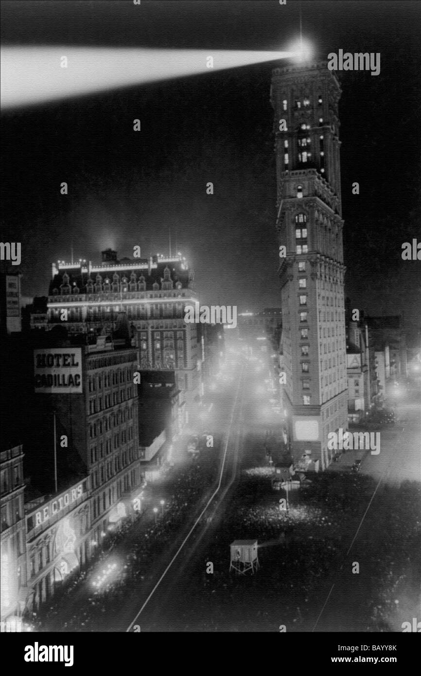 The great White Way - Broadway and 42nd Street Stock Photo - Alamy