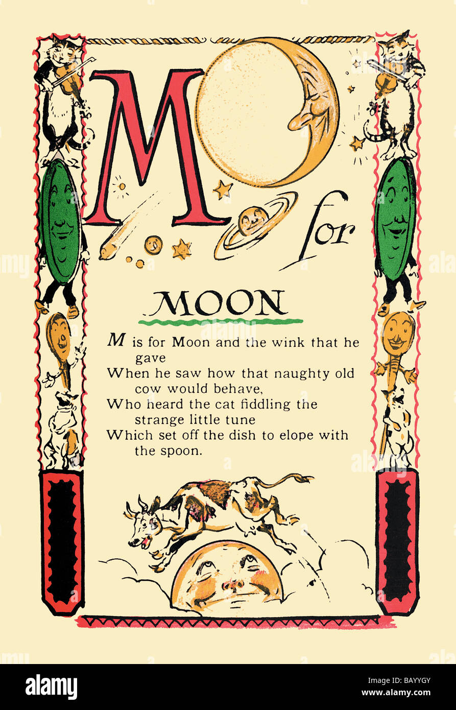 Moon alphabet hi-res stock photography and images - Alamy