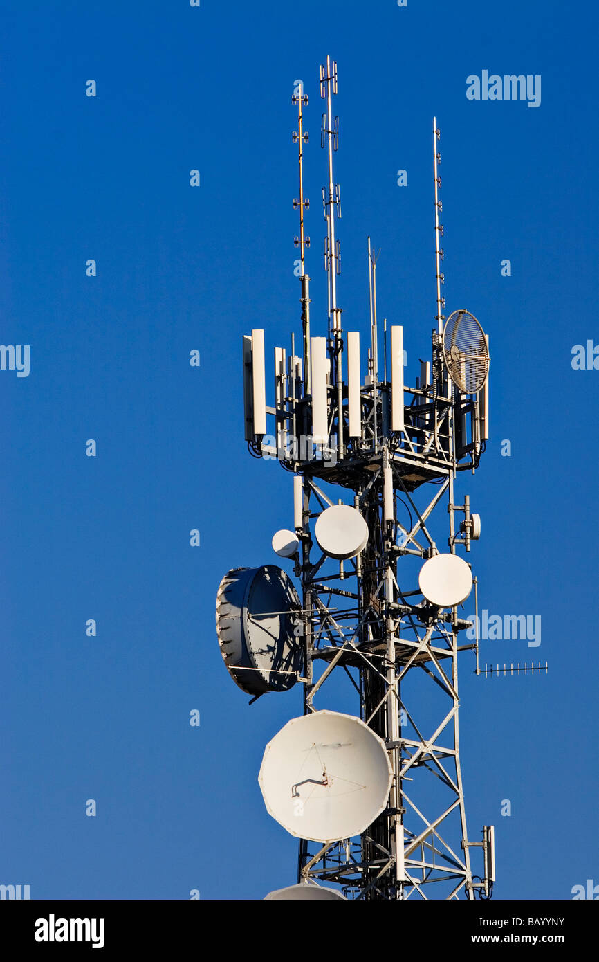 Microwave Communications Tower