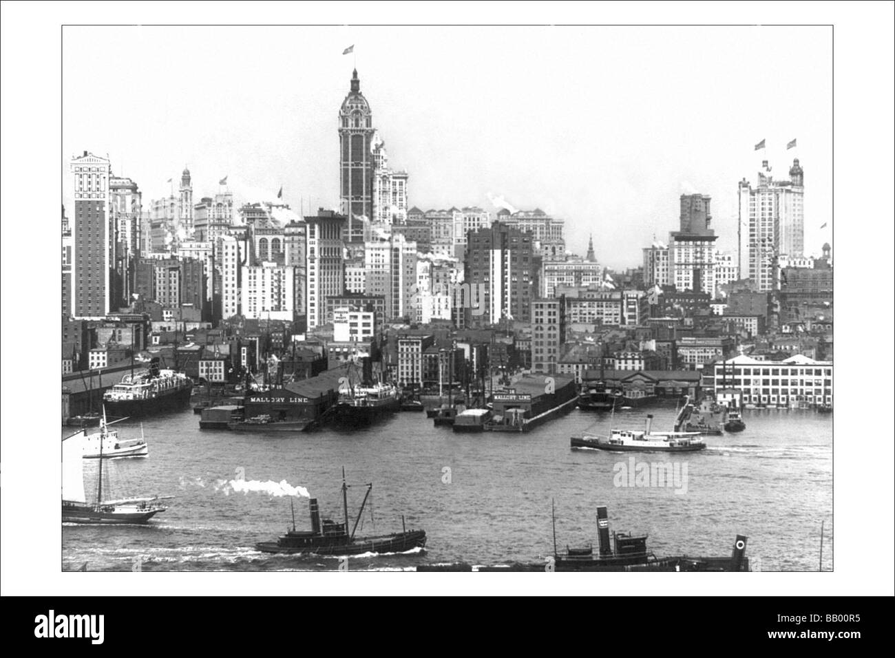 Highrises of Lower New York Stock Photo - Alamy