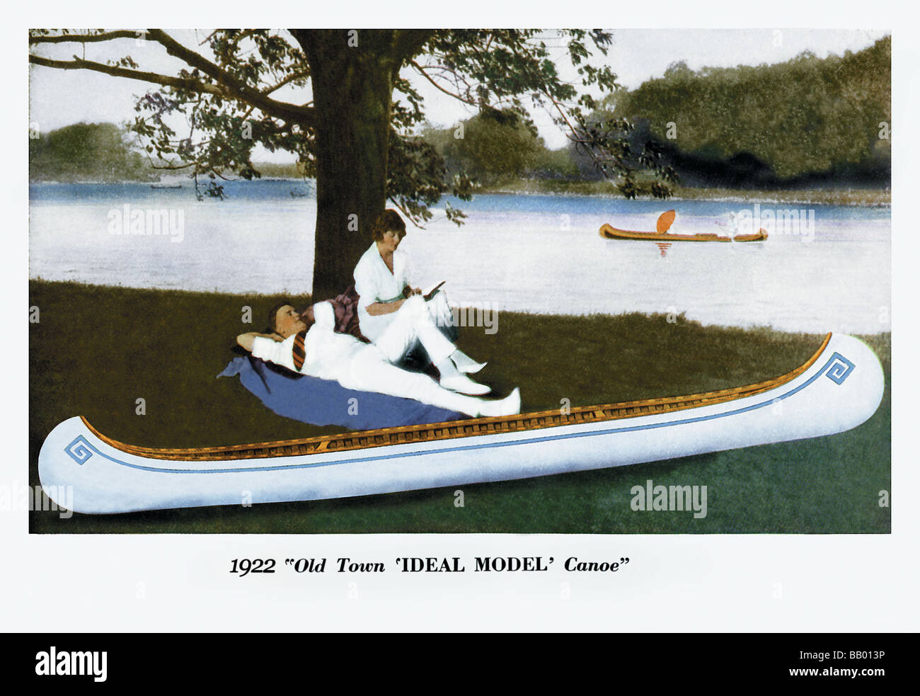 Ideal Model' Canoe Stock Photo - Alamy