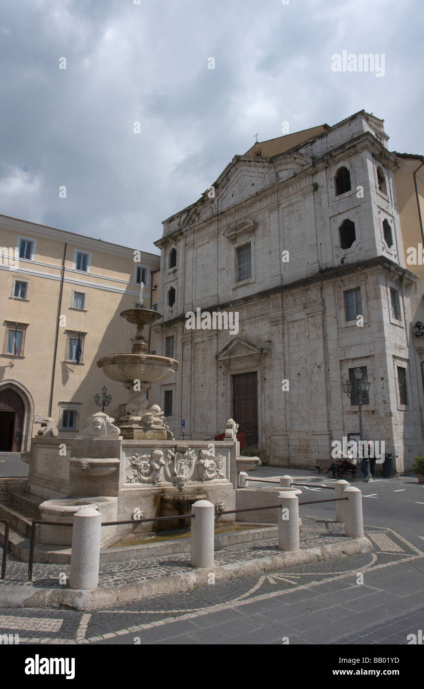 Alatri, chiesa di Santa Maria dei padri Scolopi Stock Photo - Alamy