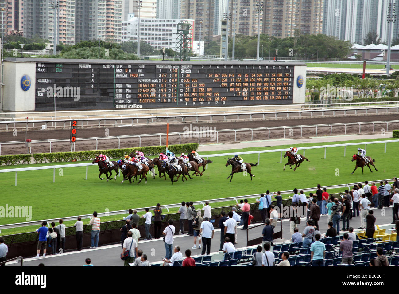 Happy Valley Racecourse Stock Photo - Alamy
