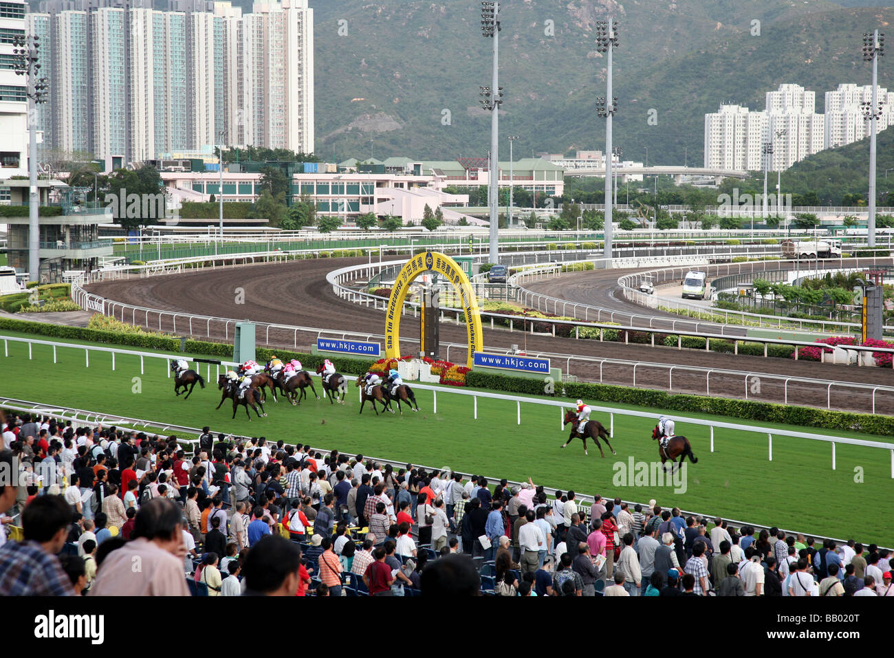 Happy Valley Racecourse Stock Photo - Alamy