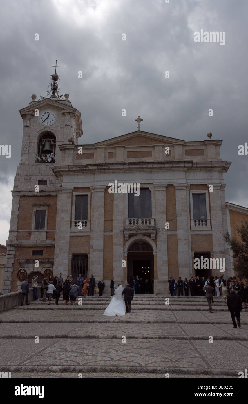Church dedicated to Saint Paul in the acropolis of Alatri Stock Photo ...