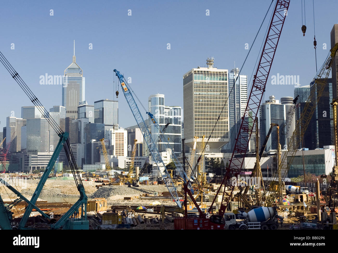 Hong Kong Building Development Stock Photo - Alamy