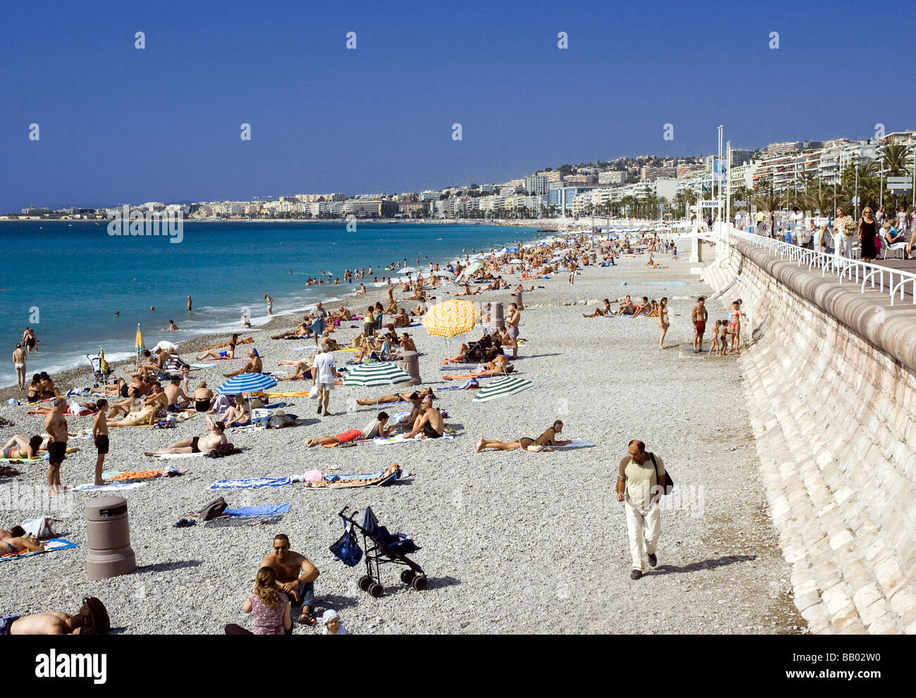 Nice, Beach, Nice Stock Photo - Alamy