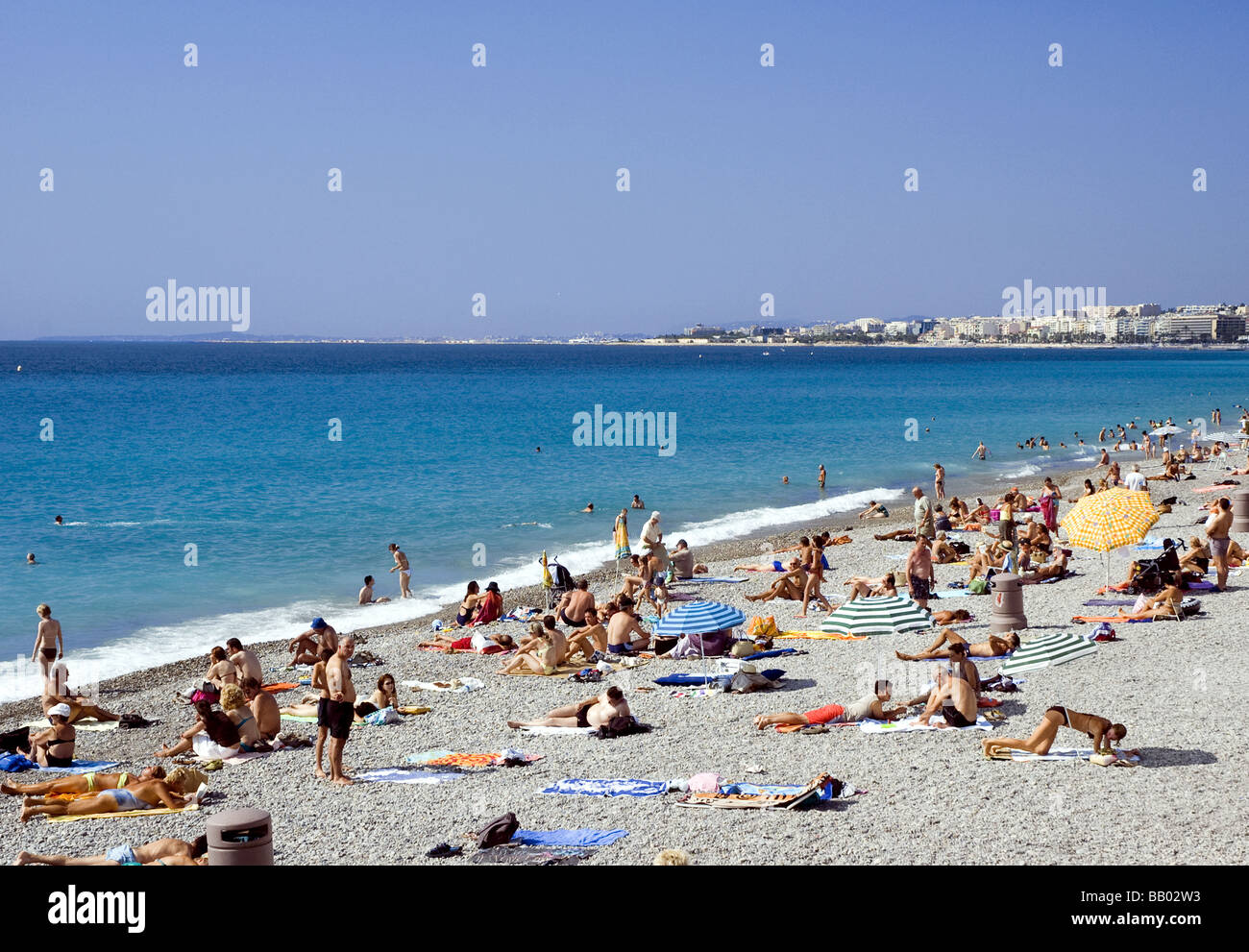 Nice, Beach, Nice Stock Photo - Alamy