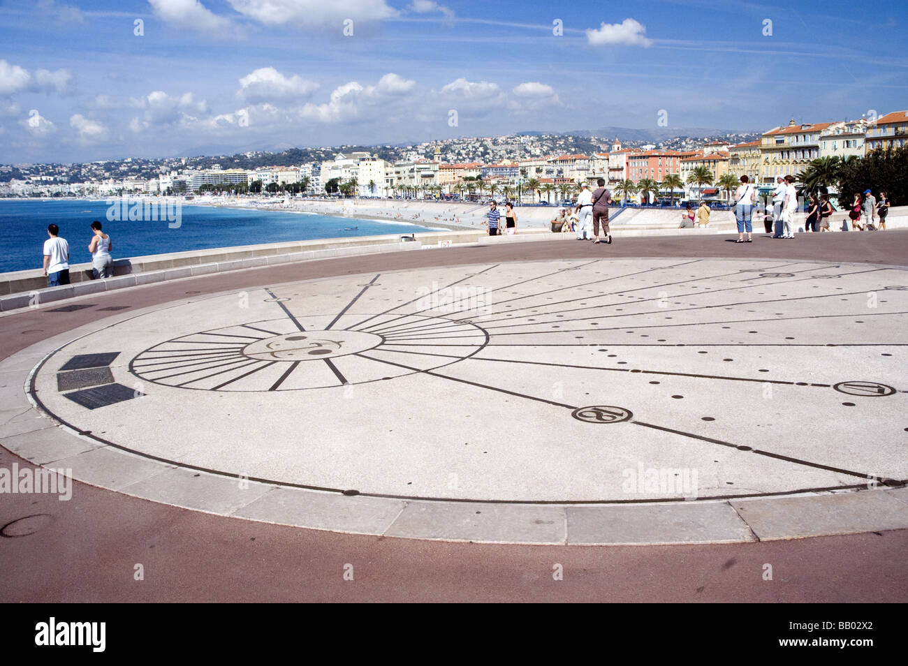Nice, Compass, Nice Stock Photo - Alamy
