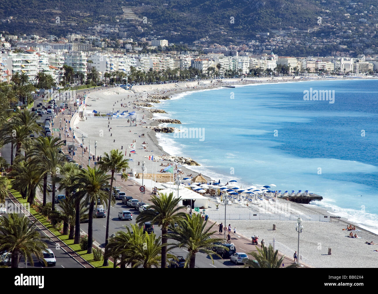 Promenade Des Anglais, Nice Stock Photo - Alamy