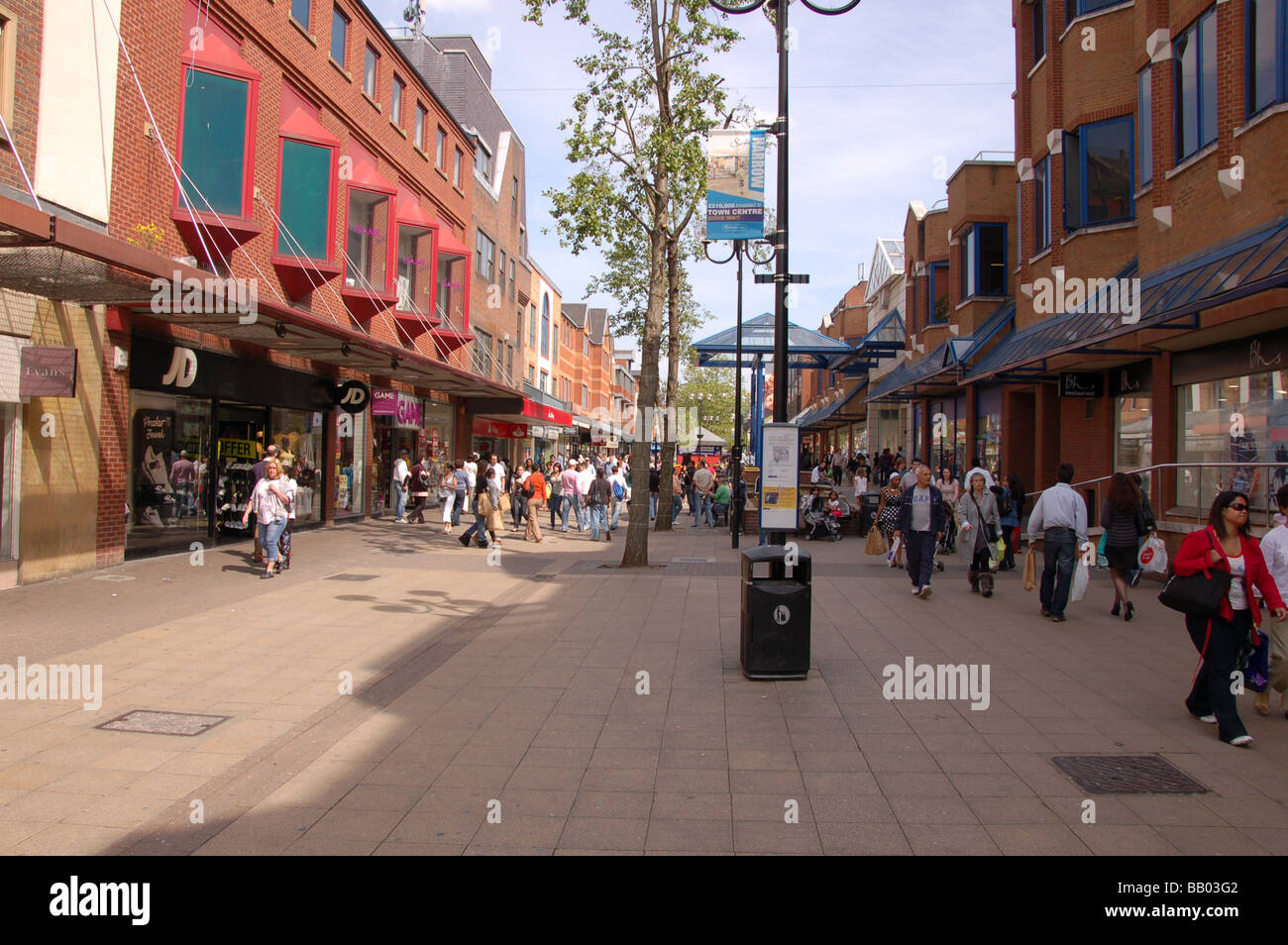 St. anns road shopping centre, Harrow, London, England, uk Stock Photo ...