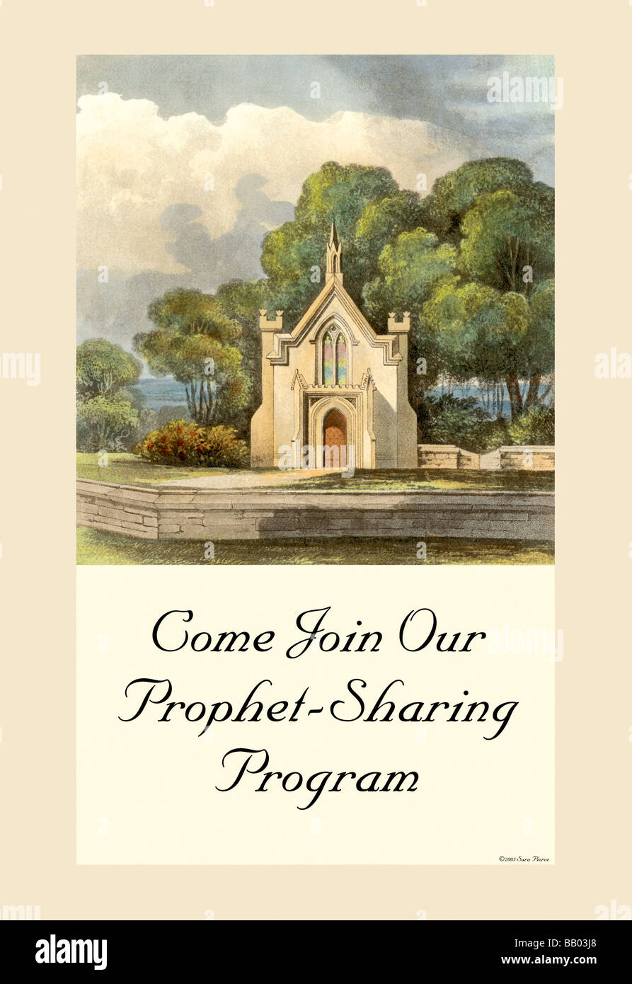 Come Join Our Prophet Sharing Program Stock Photo - Alamy