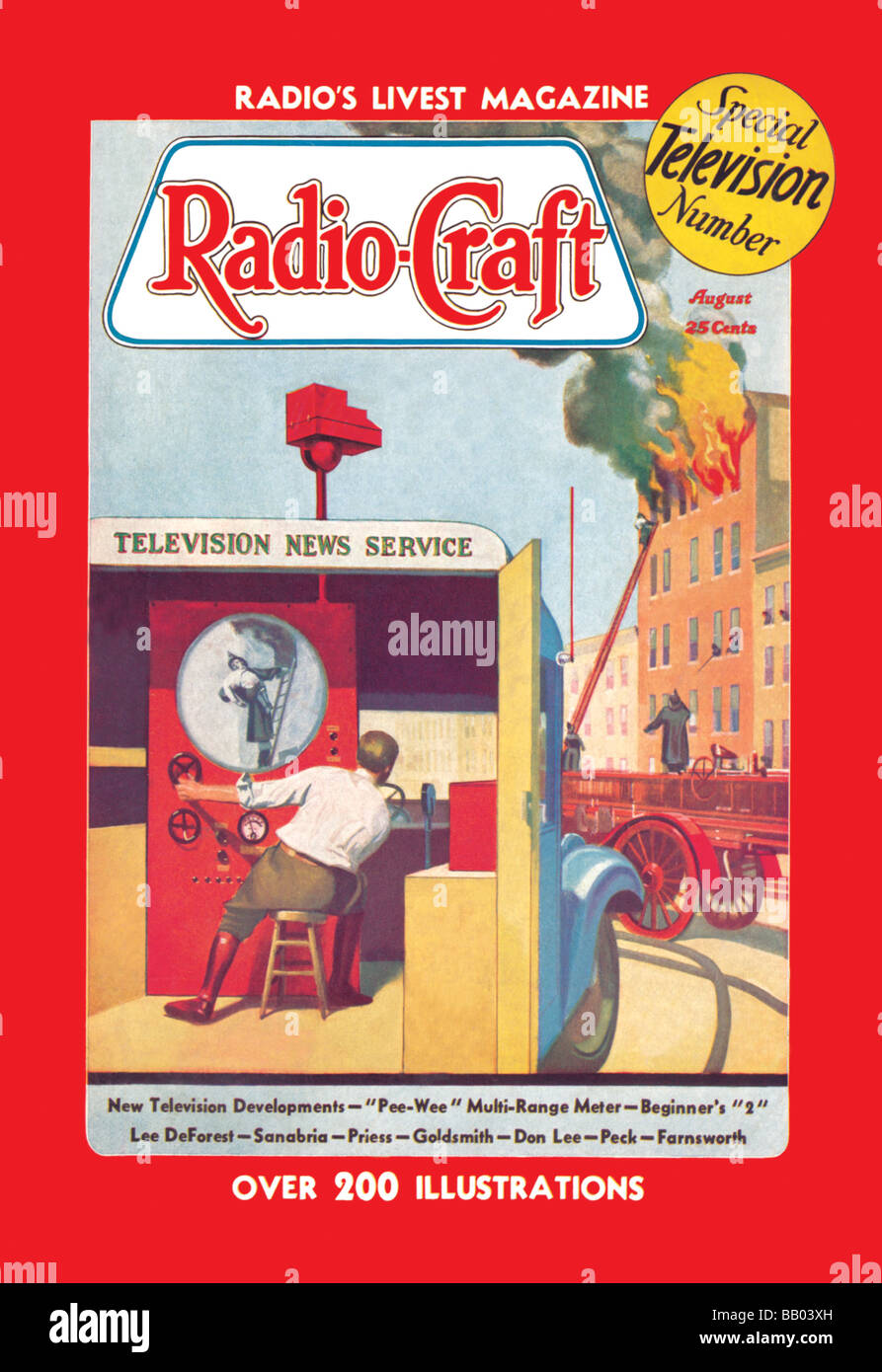 Radio Craft: Television News Service Stock Photo - Alamy