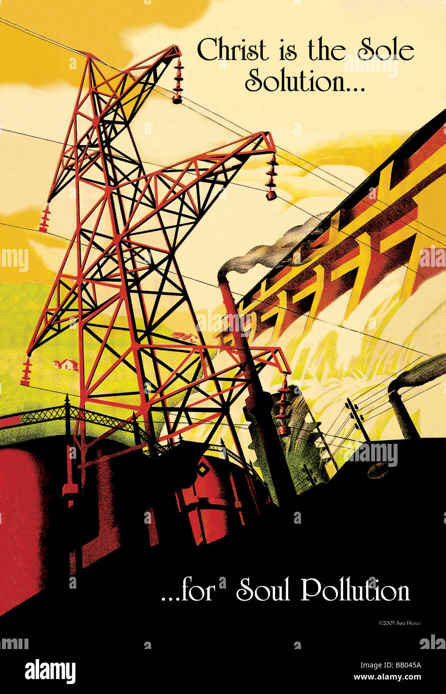 Christ is the Sole Solution…for Soul Pollution Stock Photo - Alamy