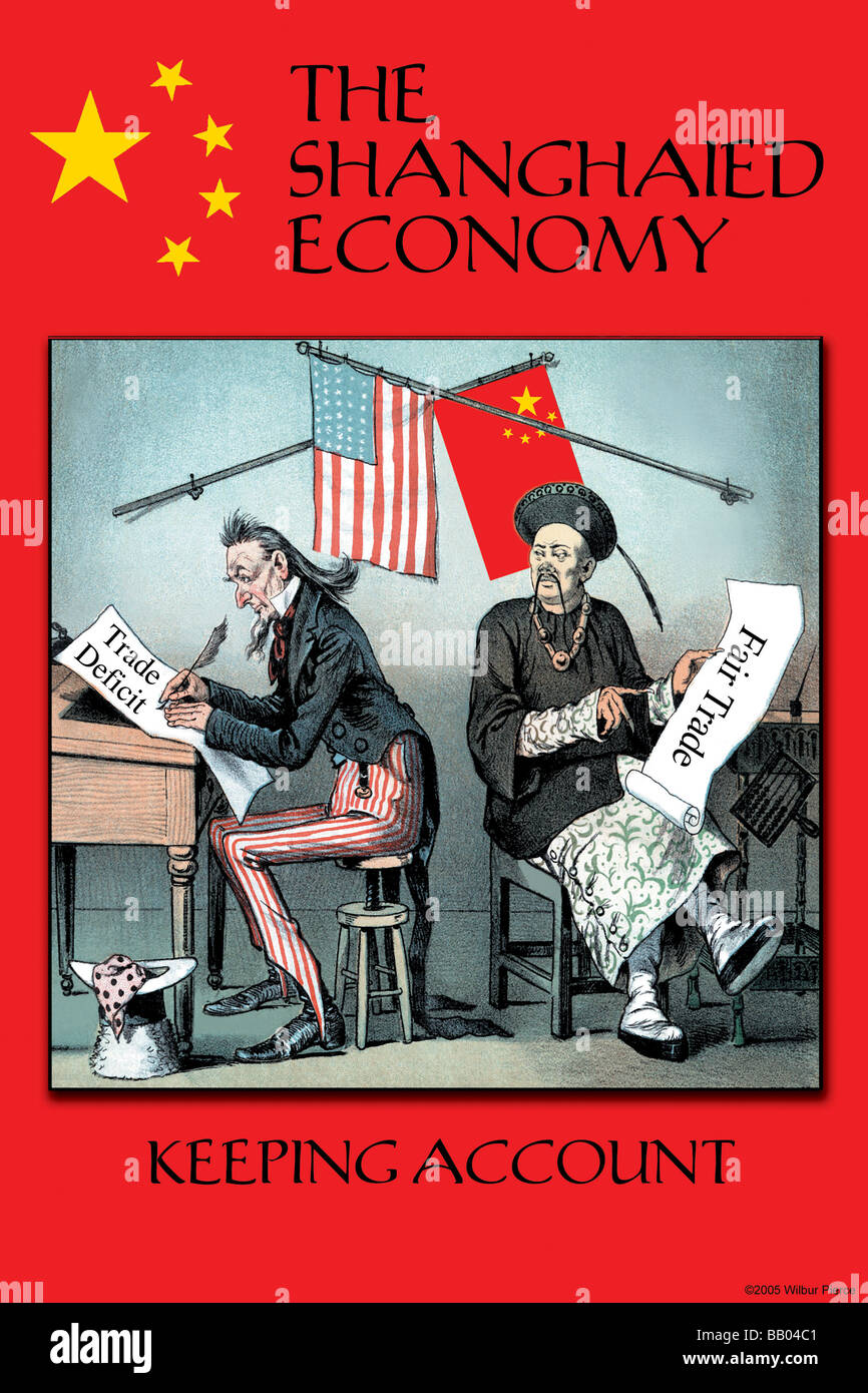 The Shanghaied Economy Stock Photo - Alamy