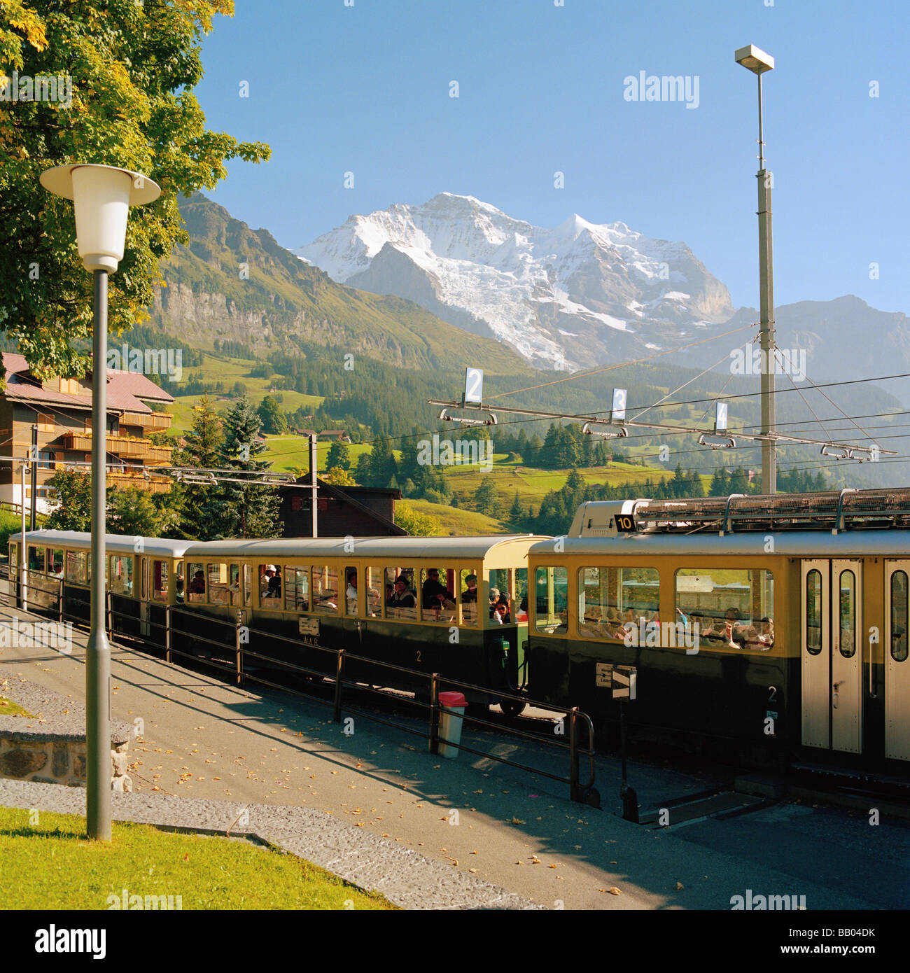 Jungfrau cog railway hi-res stock photography and images - Alamy