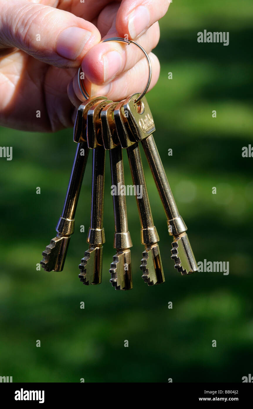 Chubb keys hi-res stock photography and images - Alamy