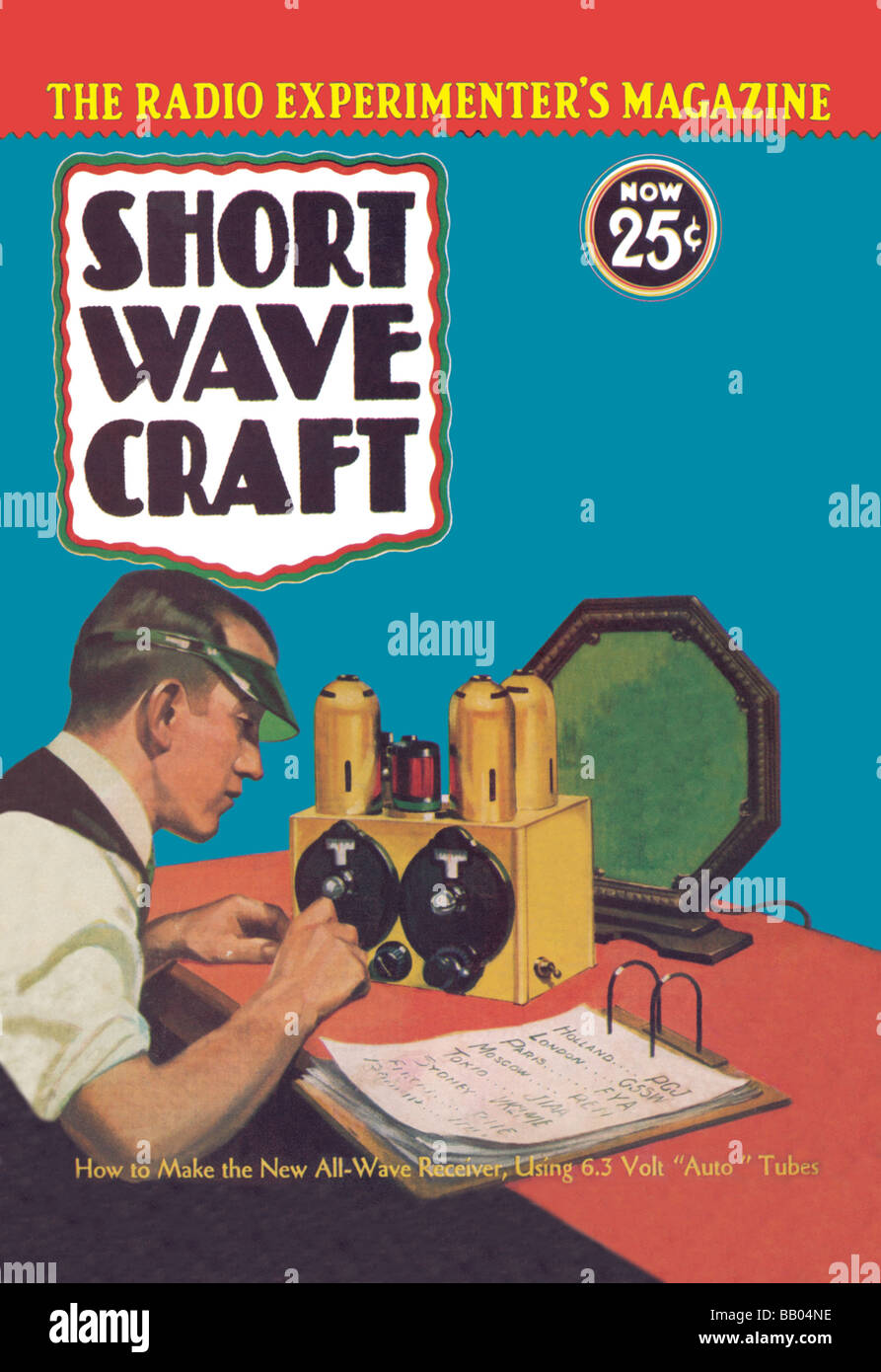 Short Wave Craft: How to Make the New All-Wave Receiver Stock Photo - Alamy