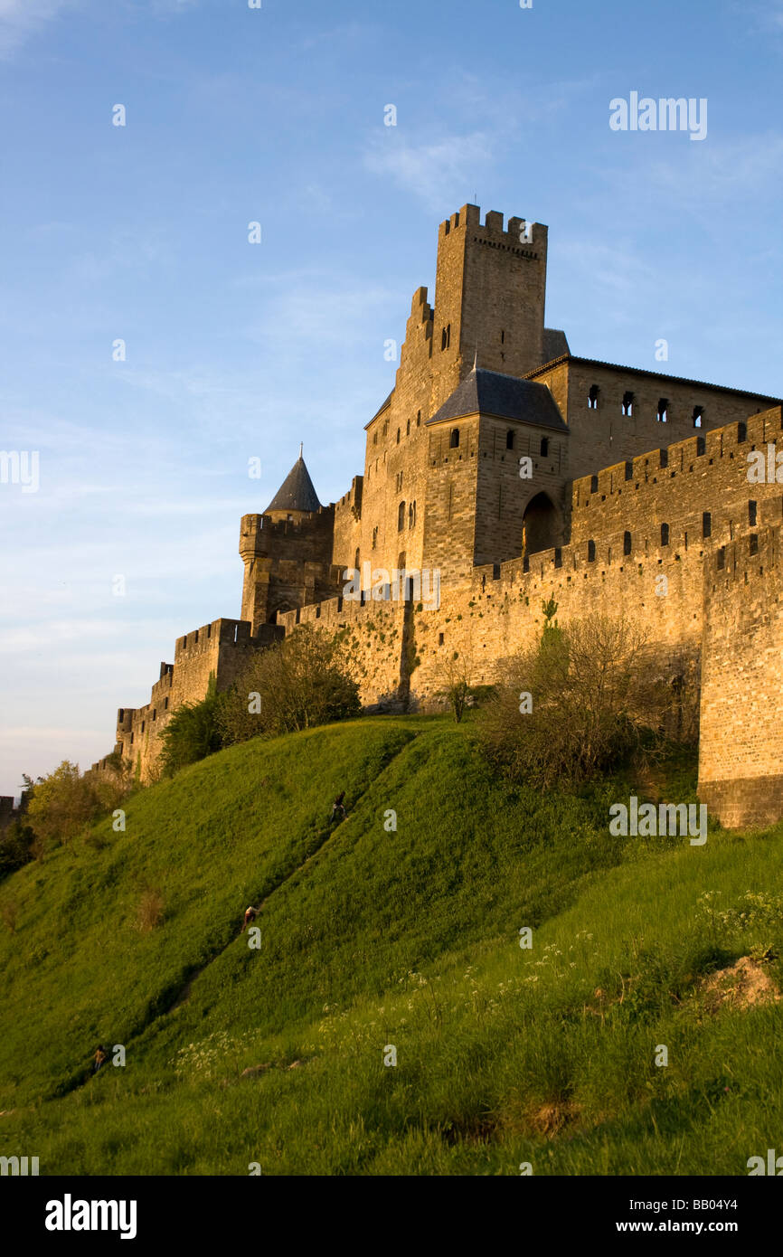 fortress town fortified city battlements ramparts towers medieval ...