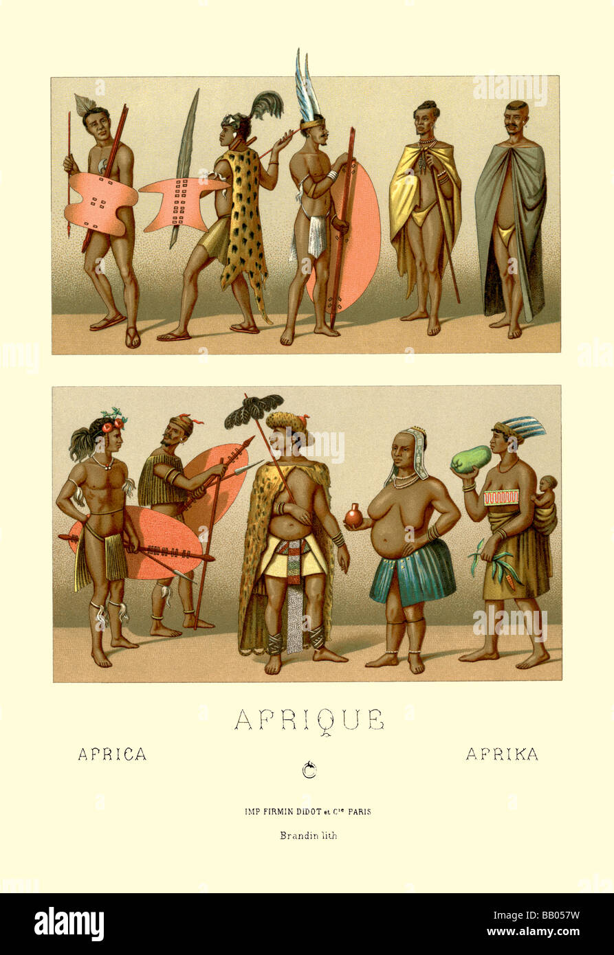 Ten African Tribe Members Stock Photo - Alamy