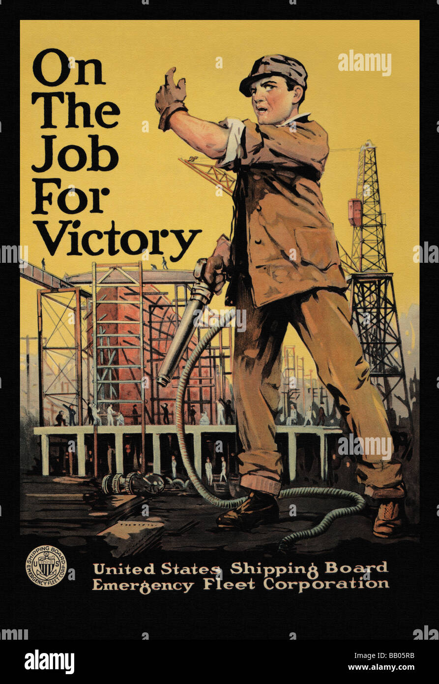 On the Job for Victory Stock Photo - Alamy