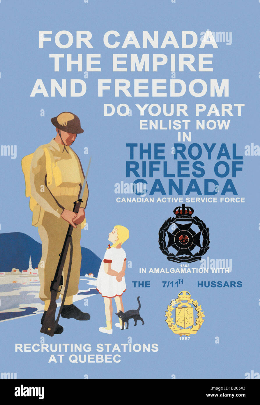 For Canada,the Empire,and Freedom Stock Photo - Alamy