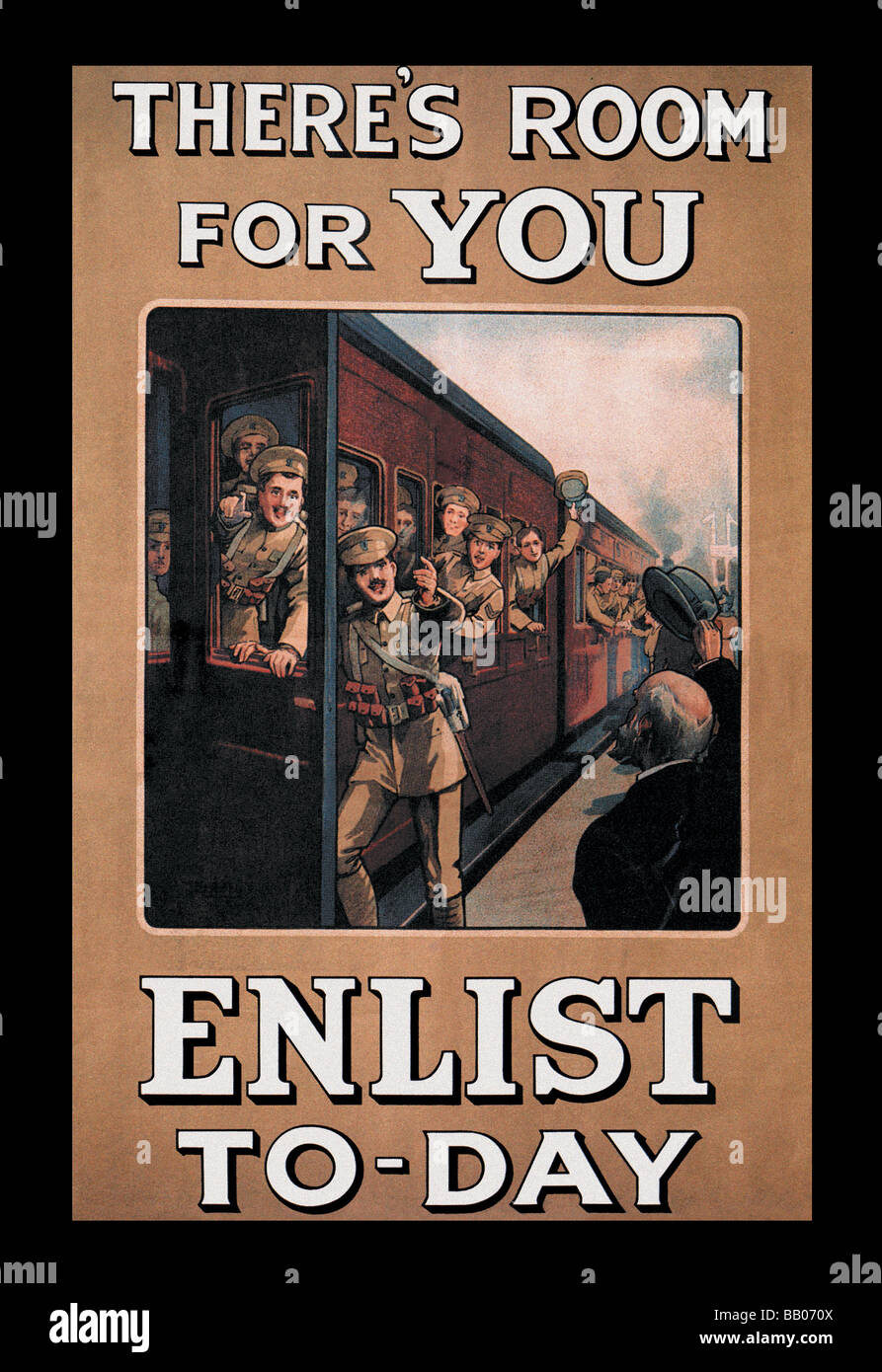 There's Room for You: Enlist Today Stock Photo - Alamy