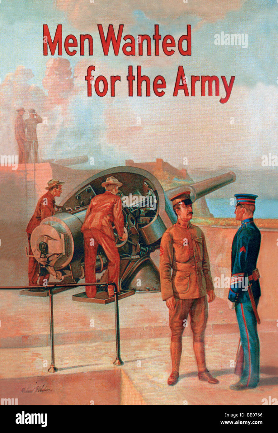 Men Wanted for the Army Stock Photo - Alamy