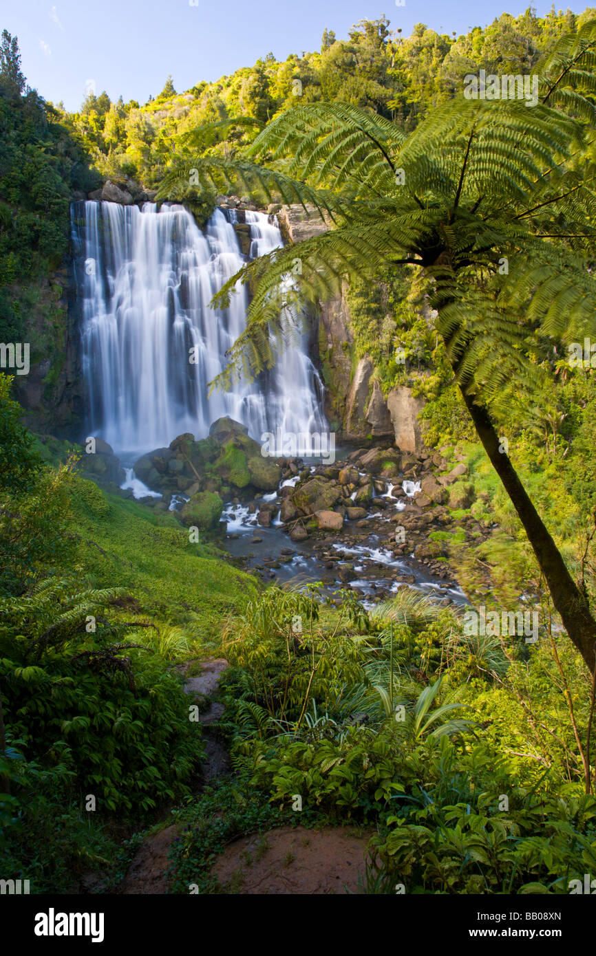Marakopa Falls North Island New Zealand Stock Photo - Alamy