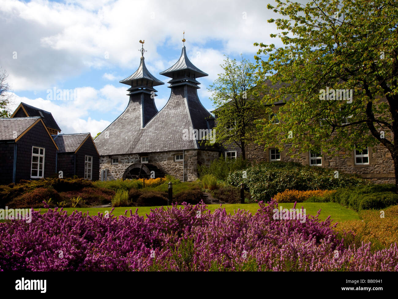 Modern large distillery architecture with Doig, Cupola, or Pagoda.The ...