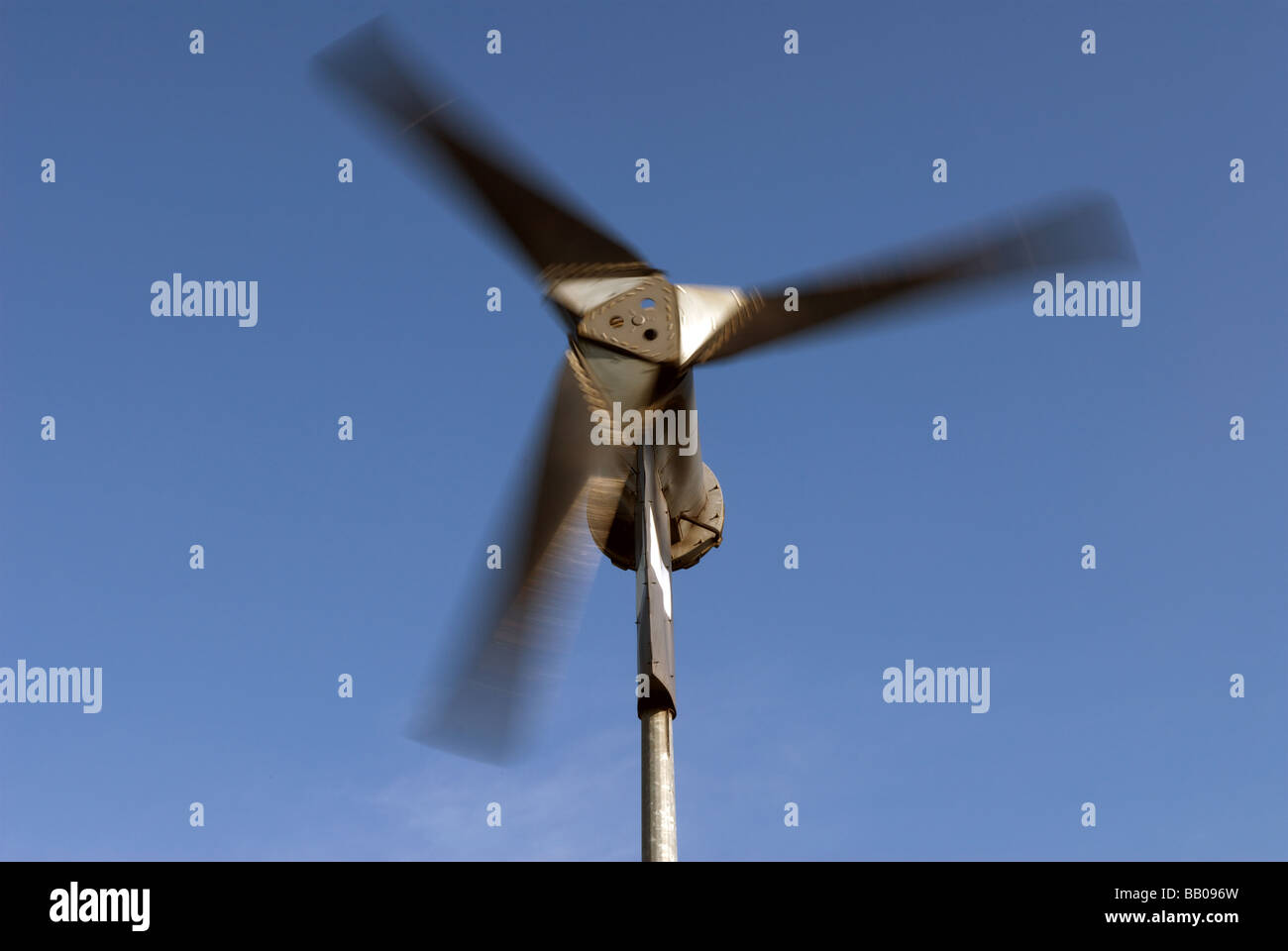 6KW wind turbine manufactured by Proven Energy, suppling electricity to ...