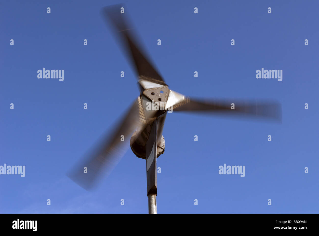 6KW wind turbine manufactured by Proven Energy, suppling electricity to ...