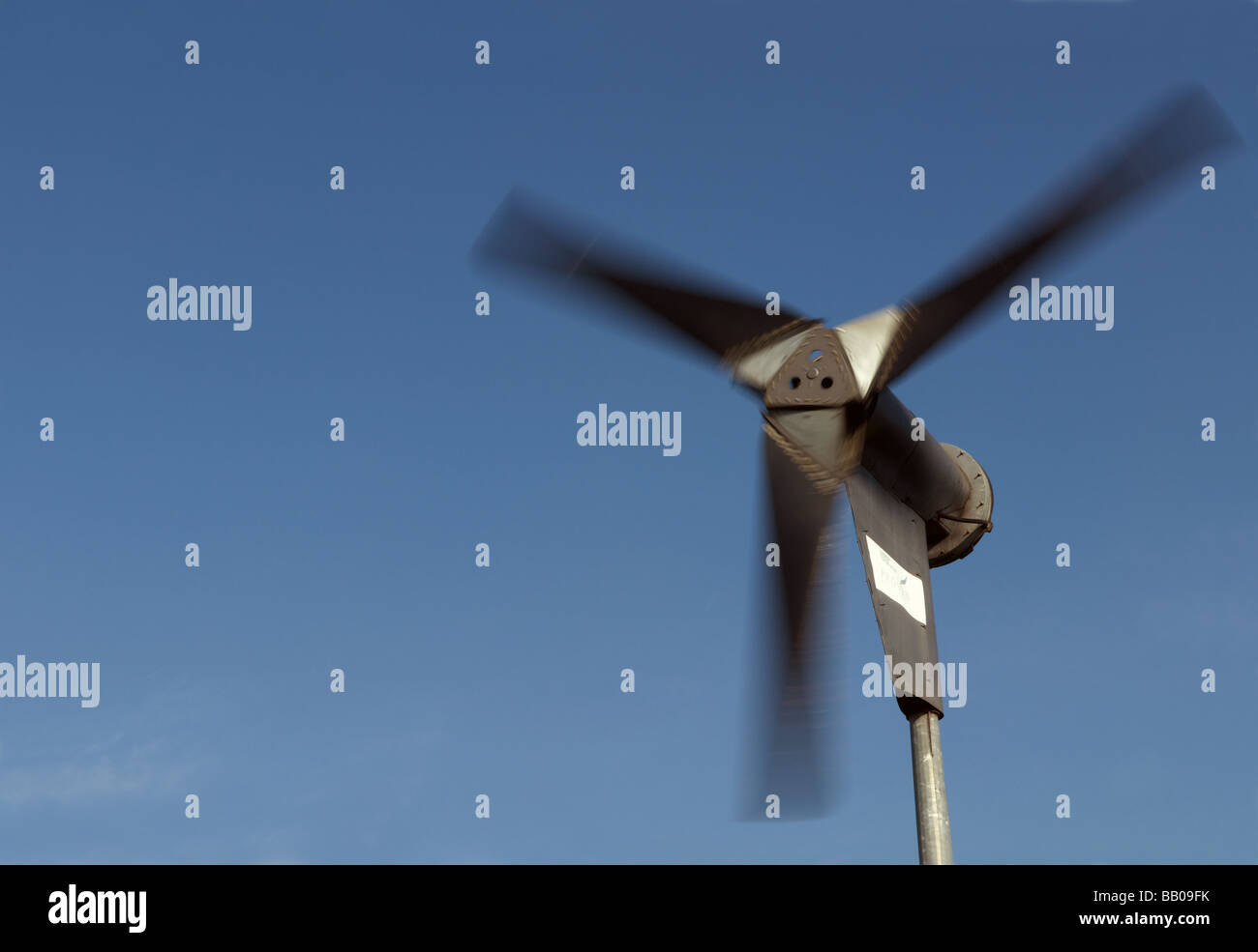 6KW wind turbine manufactured by Proven Energy, suppling electricity to ...