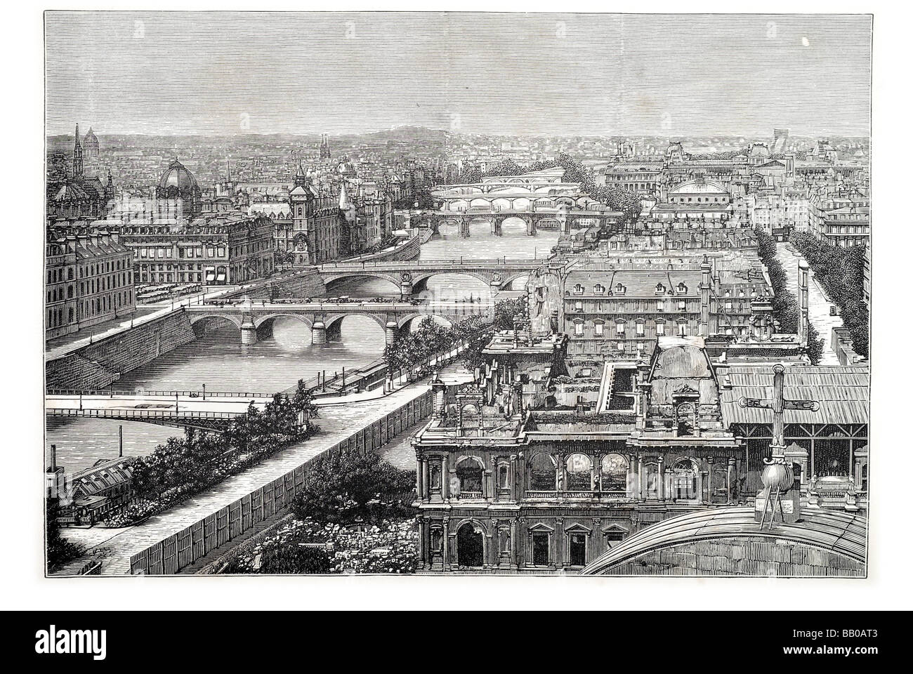 Cathedral of notre dame france 1800 hi-res stock photography and images ...