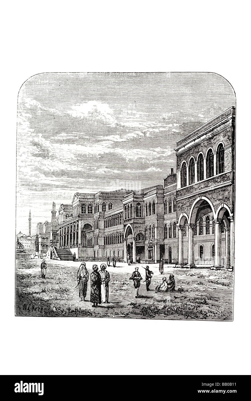 palace sublime porte constantinople Stock Photo - Alamy