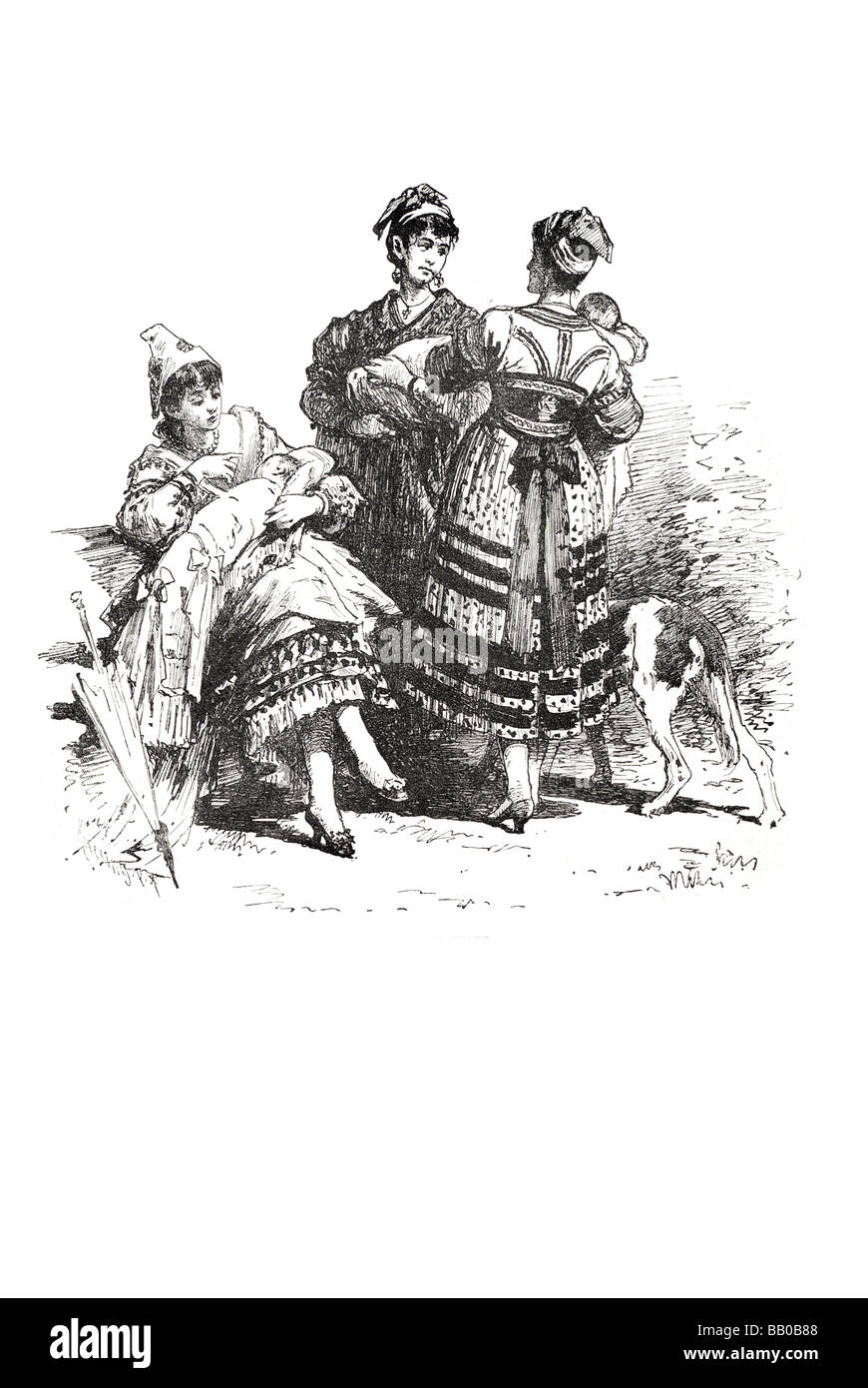 Victorian nurse professional engraving hi-res stock photography and ...