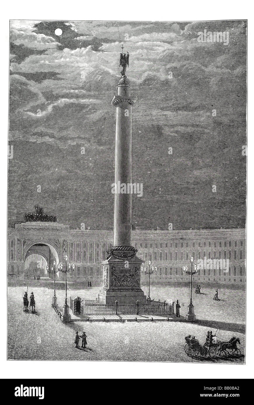 Alexander Column Angel Cross High Resolution Stock Photography and ...