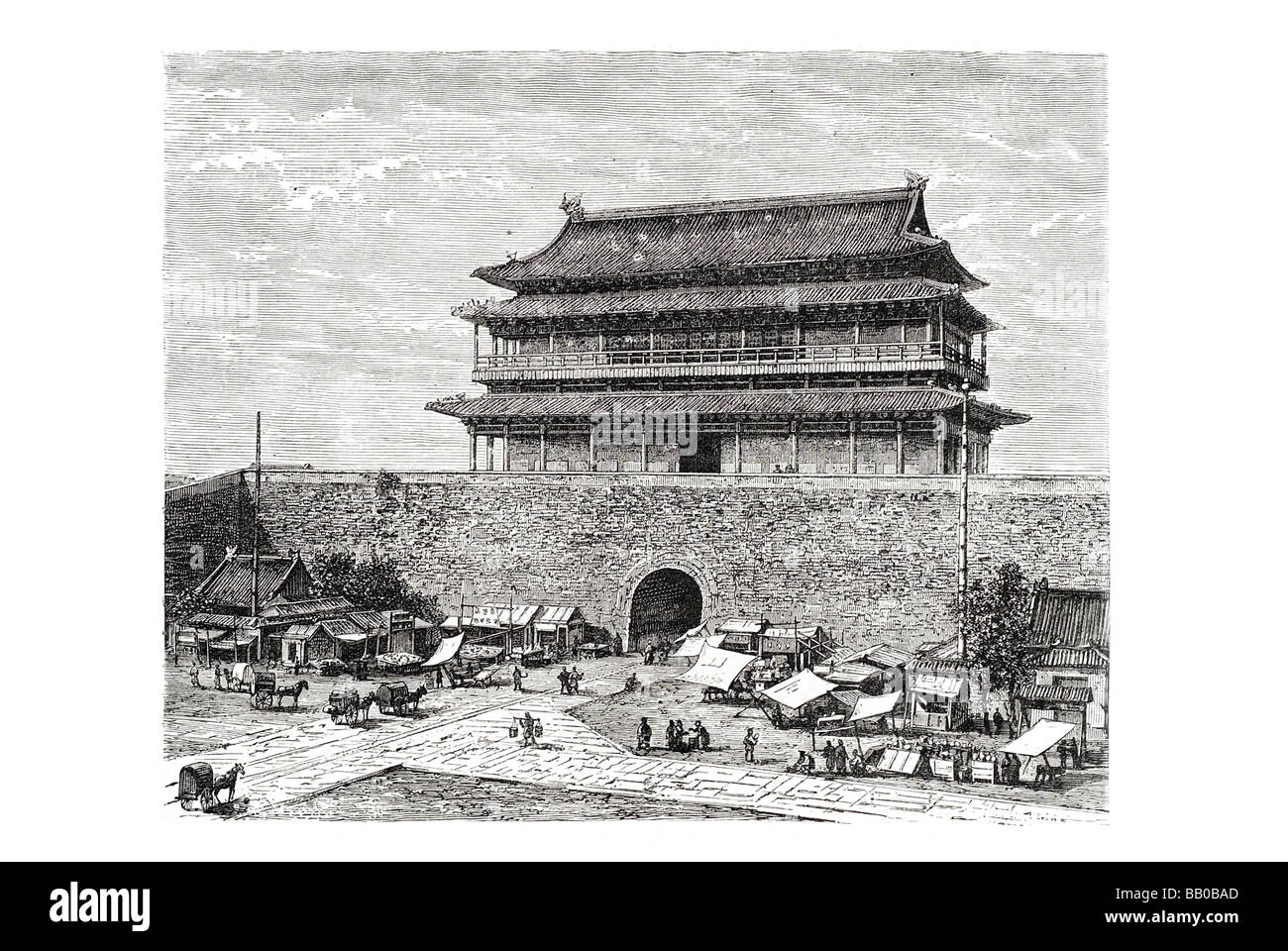 the tsien men gate Stock Photo - Alamy