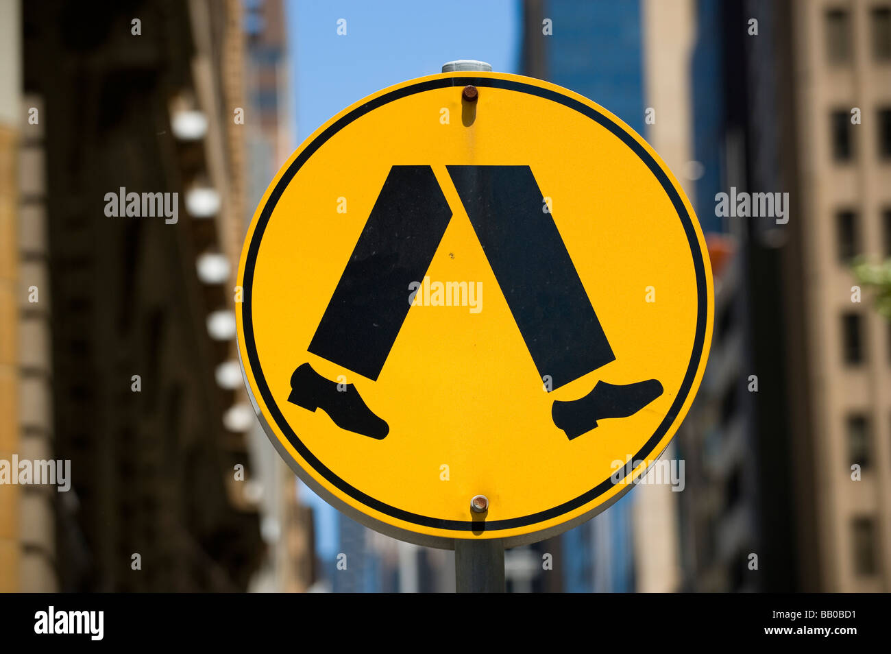 Australian road sign warning people hi-res stock photography and images ...