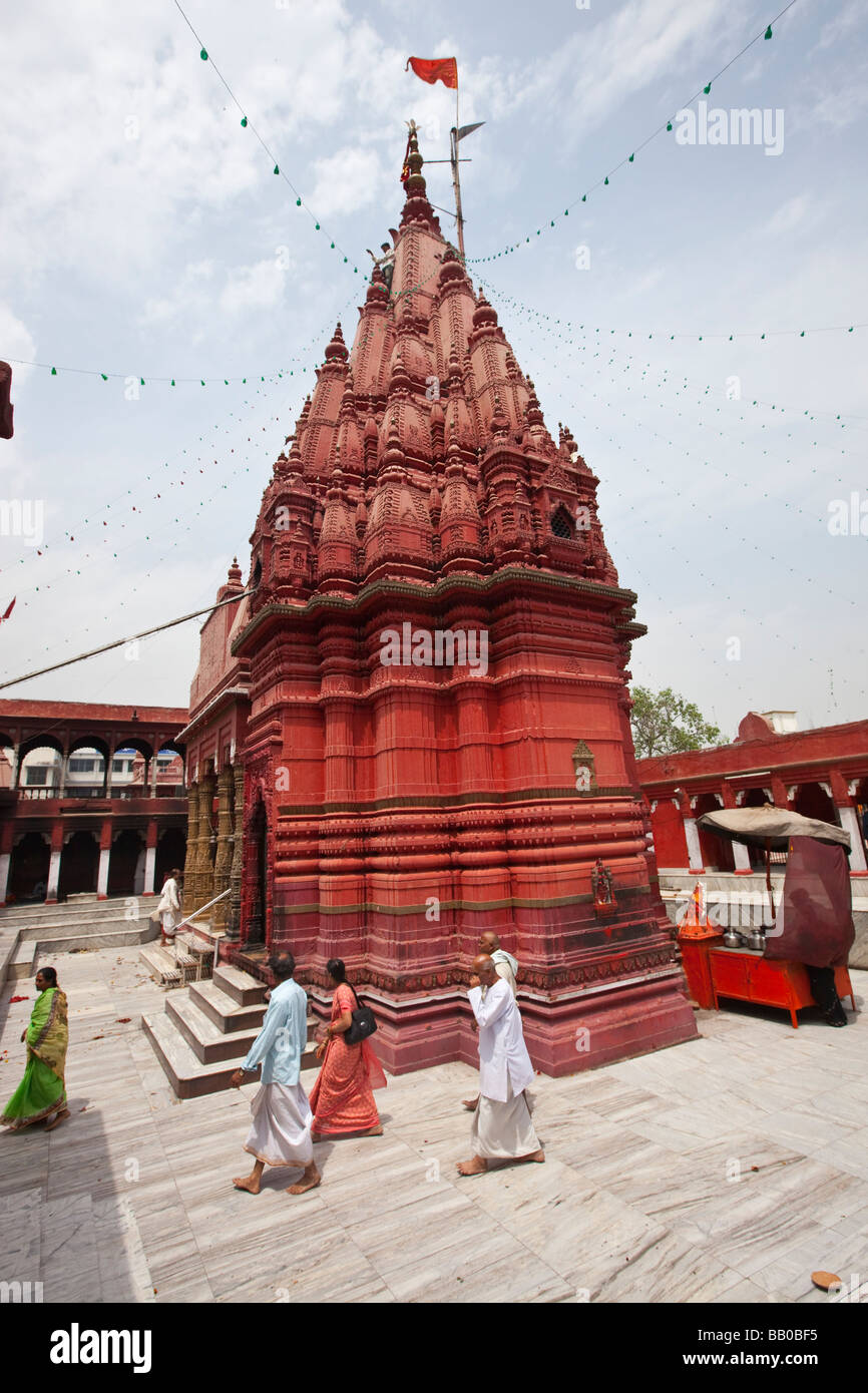 Durga or Monkey Hindu Temple Varanasi Stock Photo - Alamy