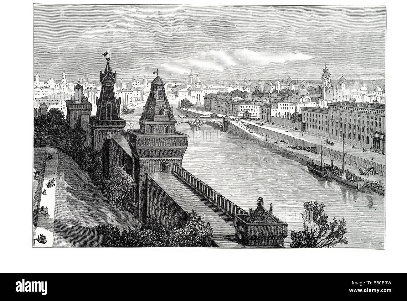 Old moscow 1890 hi-res stock photography and images - Alamy