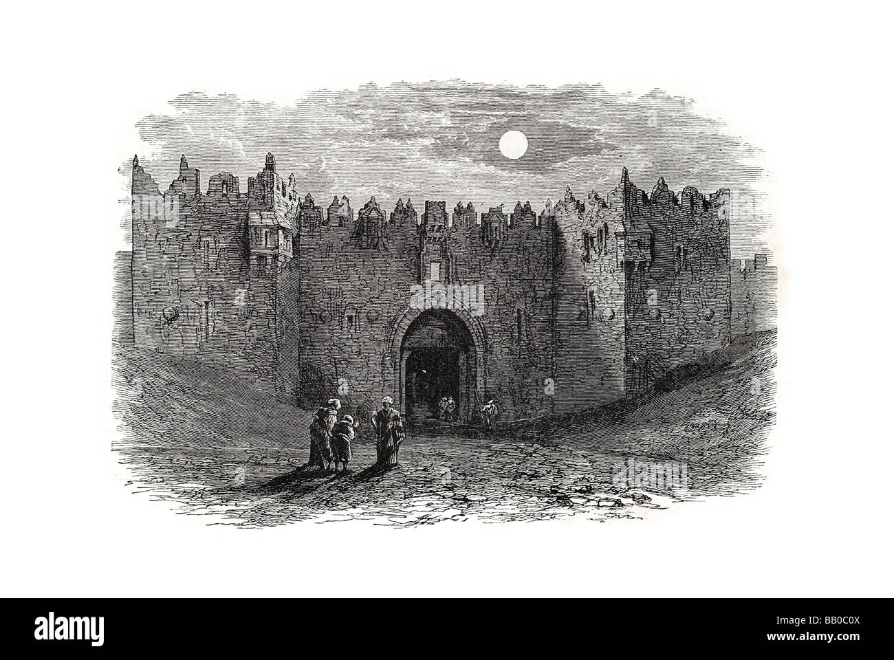 the Damascus Gate Jerusalem Stock Photo - Alamy