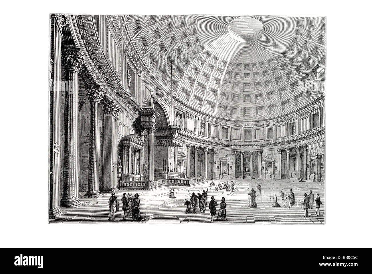 interior of the pantheon Stock Photo - Alamy