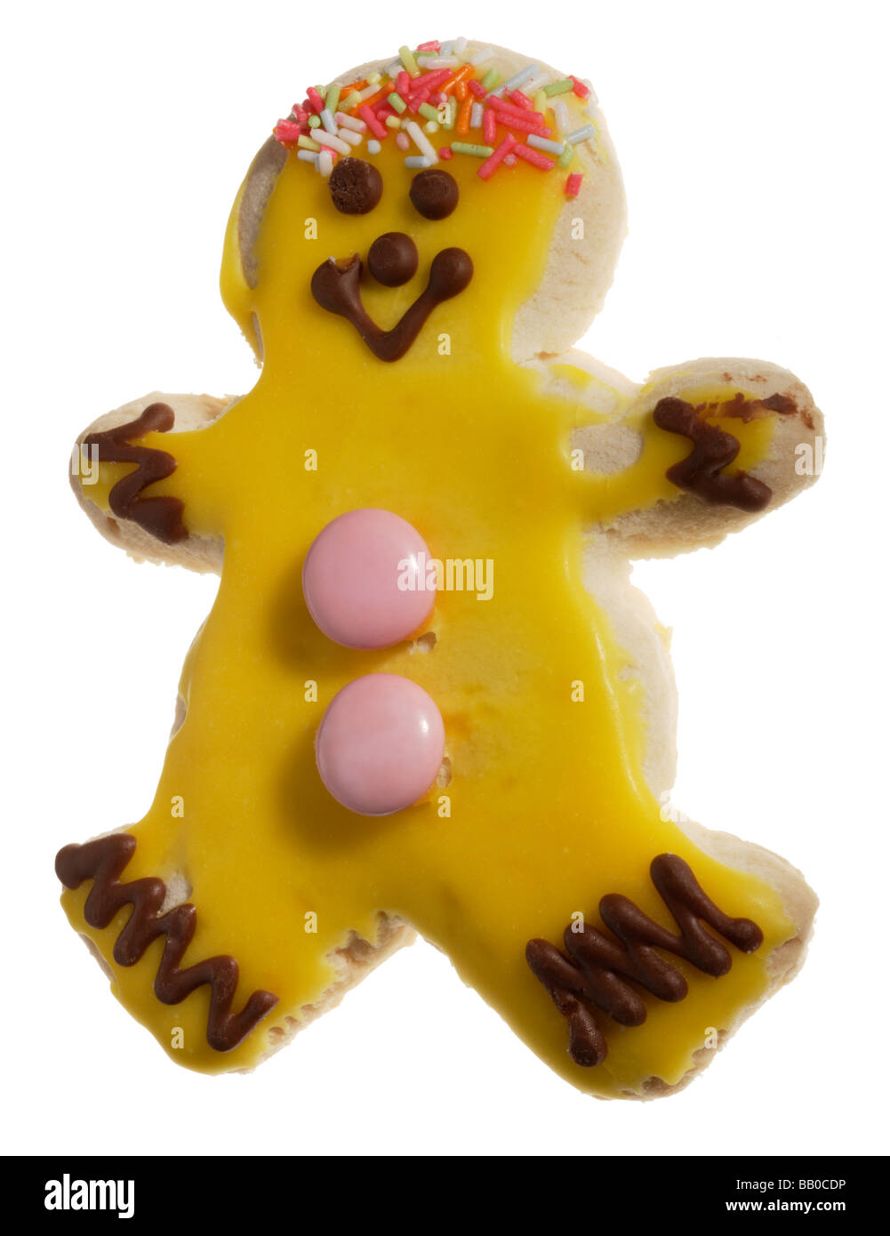 Iced pastry man Stock Photo - Alamy