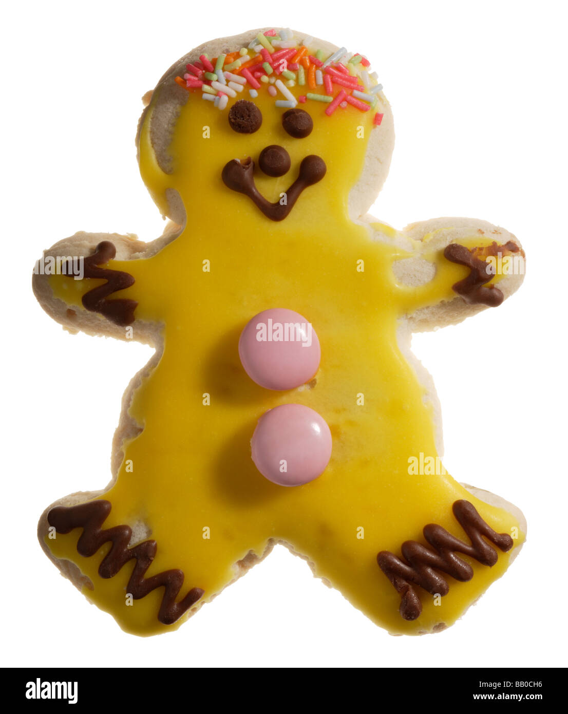 Iced pastry man Stock Photo - Alamy